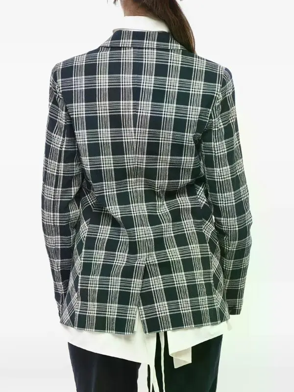 Woolrich Checked Seersucker Blazer