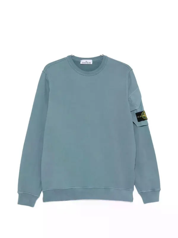 Stone Island Logo-patch Sleeve-pocket Sweatshirt