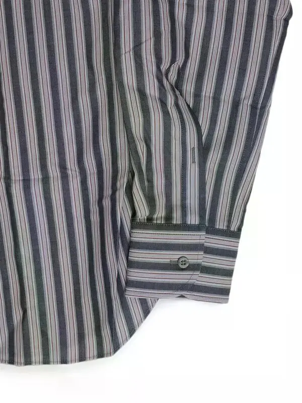 Corneliani Striped French-collar Shirt