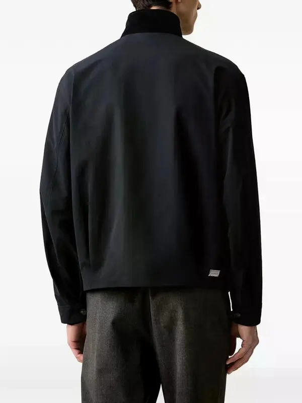 Emporio Armani Blouson Jacket With Stand Collar