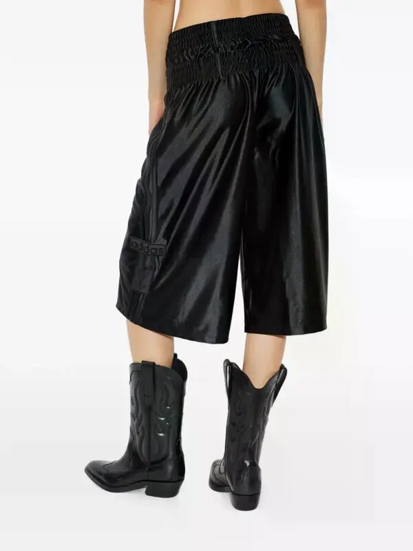 Adidas Logo Patch Satin Finish Shorts