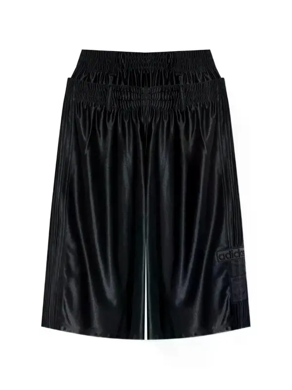 Adidas Logo Patch Satin Finish Shorts