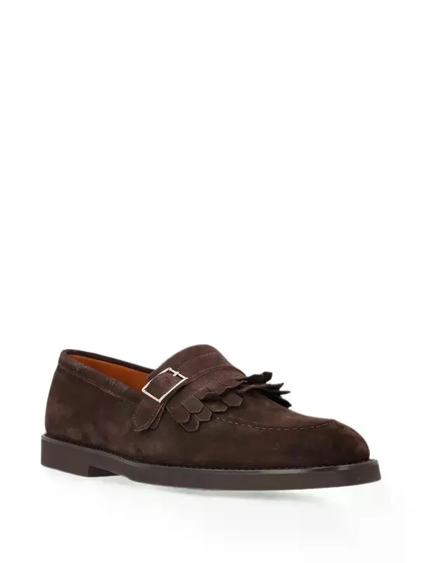 DOUCAL'S Fringed Buckle-fastening Loafers