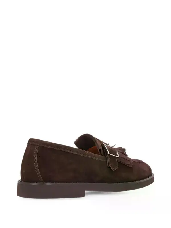 DOUCAL'S Fringed Buckle-fastening Loafers