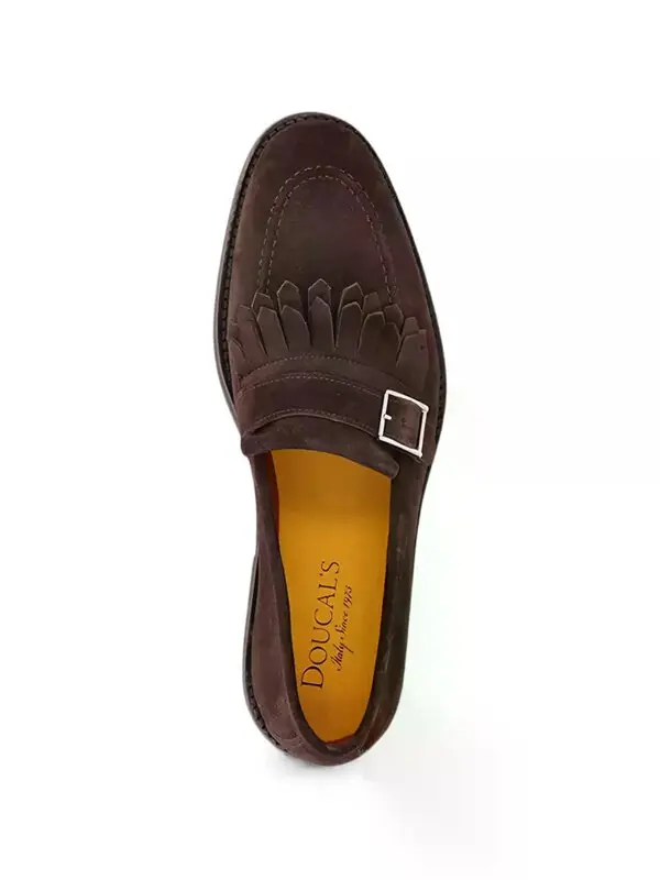 DOUCAL'S Fringed Buckle-fastening Loafers
