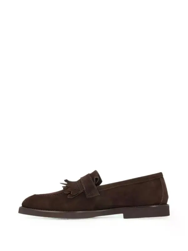 DOUCAL'S Fringed Buckle-fastening Loafers