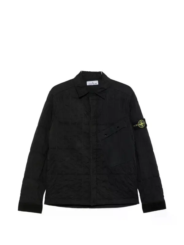 Stone Island Zip-fastening Quilted Overshirt