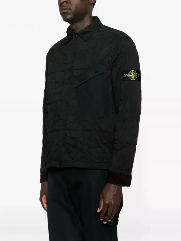 Stone Island Zip-fastening Quilted Overshirt