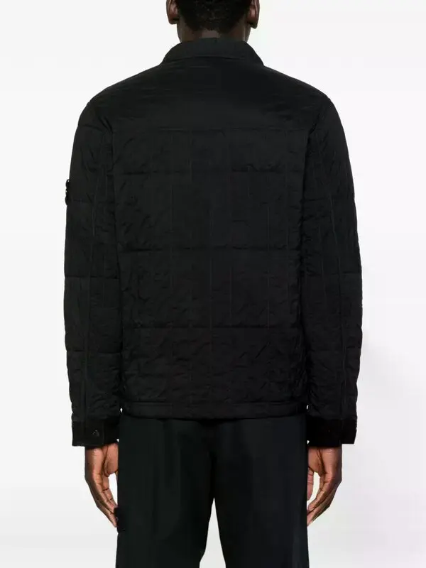 Stone Island Zip-fastening Quilted Overshirt