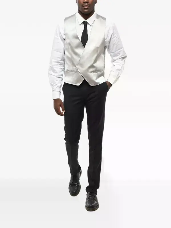 Corneliani Double-breasted Silk Waistcoat