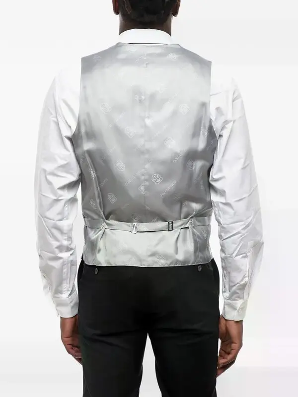 Corneliani Double-breasted Silk Waistcoat