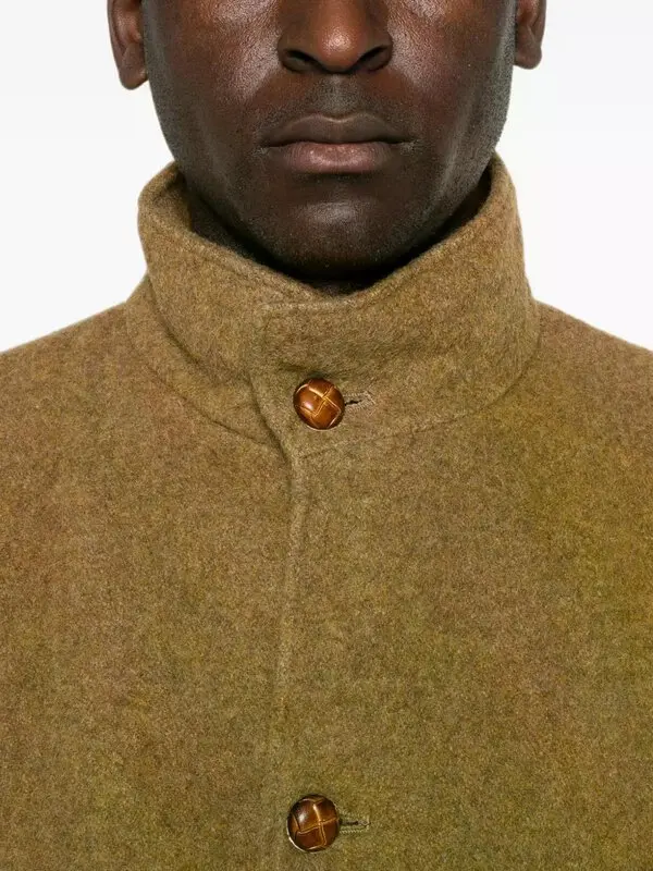 A.N.G.E.L.O. VINTAGE CULT 1970s High-neck Buttoned Coat
