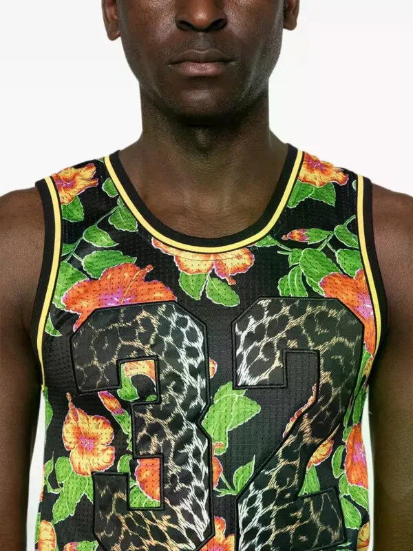 Jeremy Scott X Adidas Floral Print Tank Top