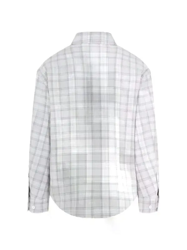 Off-White Check-print Cotton Overshirt