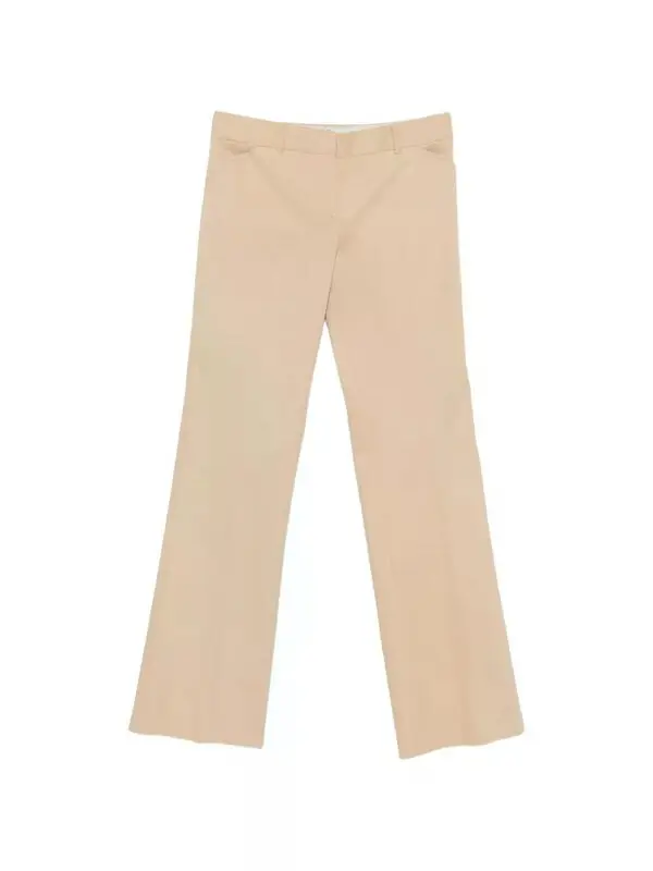 Miu Miu Beige Straight-leg Trousers