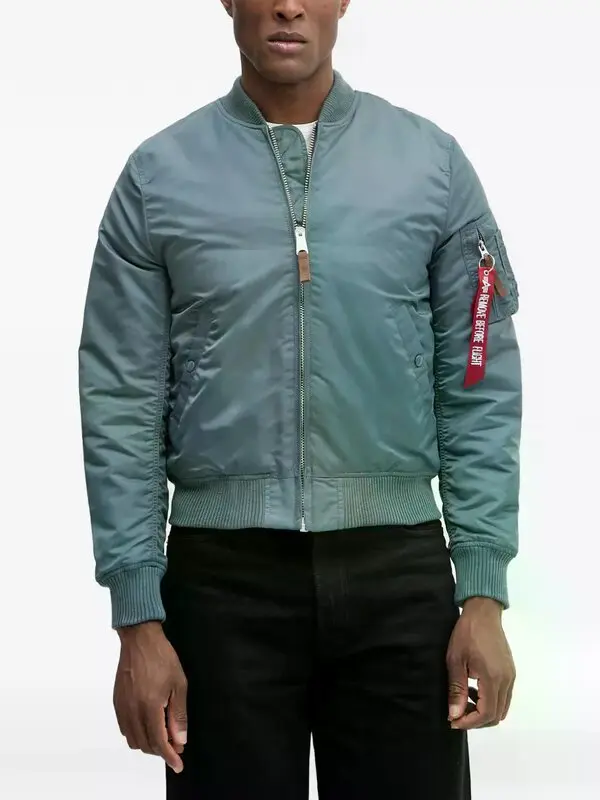 Alpha Industries Zip-up Bomber Jacket