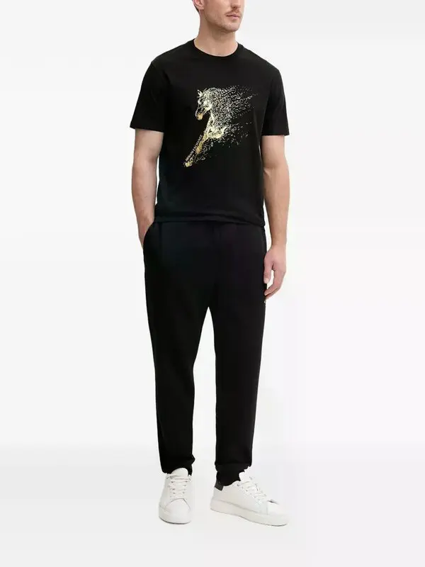 Armani Exchange Horse Logo-print Drawstring Track Pants