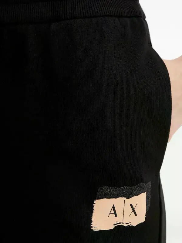 Armani Exchange Logo Patch Track Pants