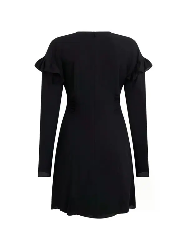 Philosophy Di Lorenzo Serafini Long Sleeve Ruched Dress With Ruffled Trim