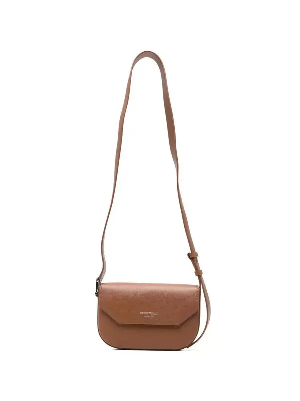 Emporio Armani 1981 Logo-print Leather Crossbody Bag