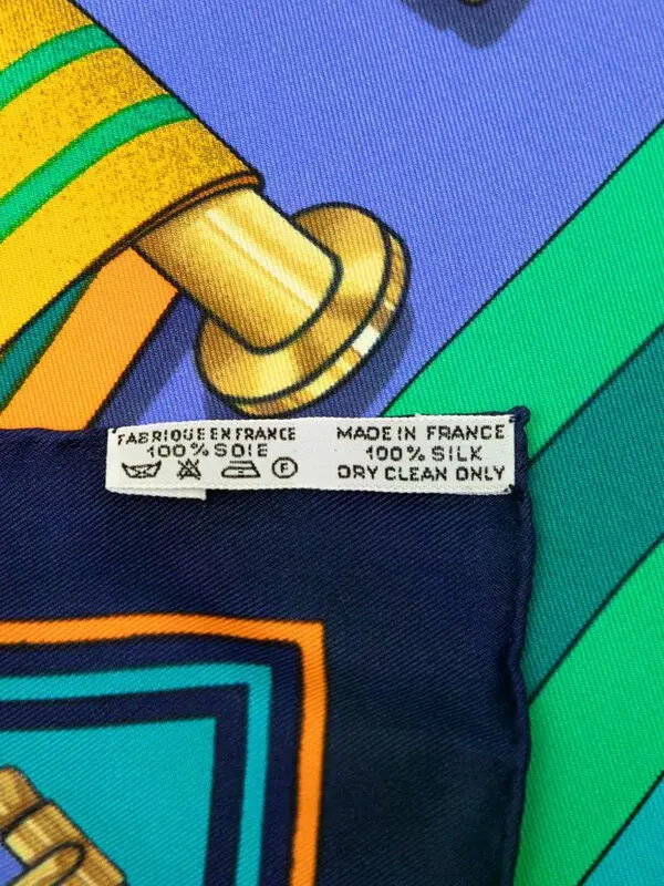 Hermès 2000-2026 Les Sangles Silk Scarf 90 Scarves