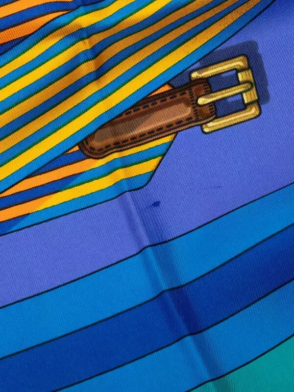 Hermès 2000-2026 Les Sangles Silk Scarf 90 Scarves
