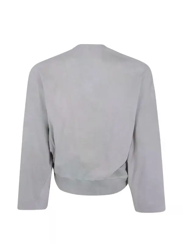 ZIGGY CHEN Tie-front Long Sleeve Top