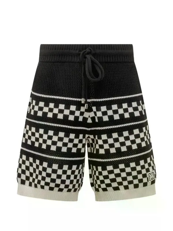 Amiri Checkered Mesh Shorts