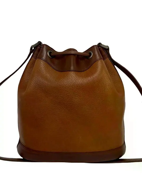 Burberry 20th Century Leather Bucket Bag