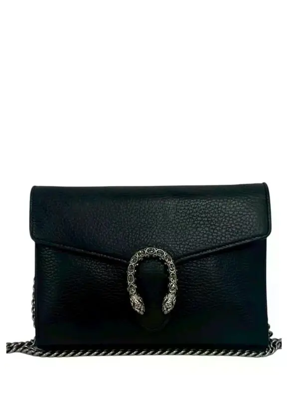 Gucci Dionysis Wallet On Chain Crossbody Bag - Black