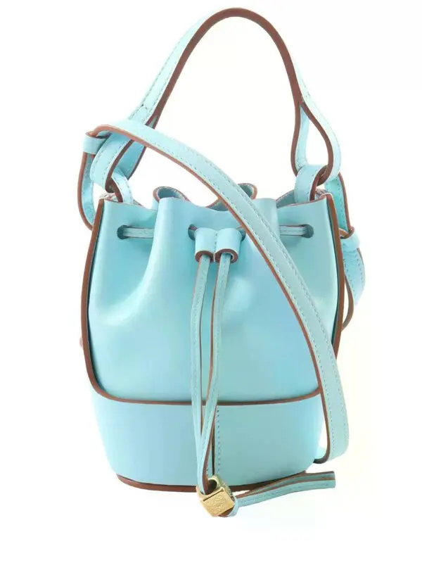 Loewe 2010-2026 Mini Leather Balloon Bucket Bag
