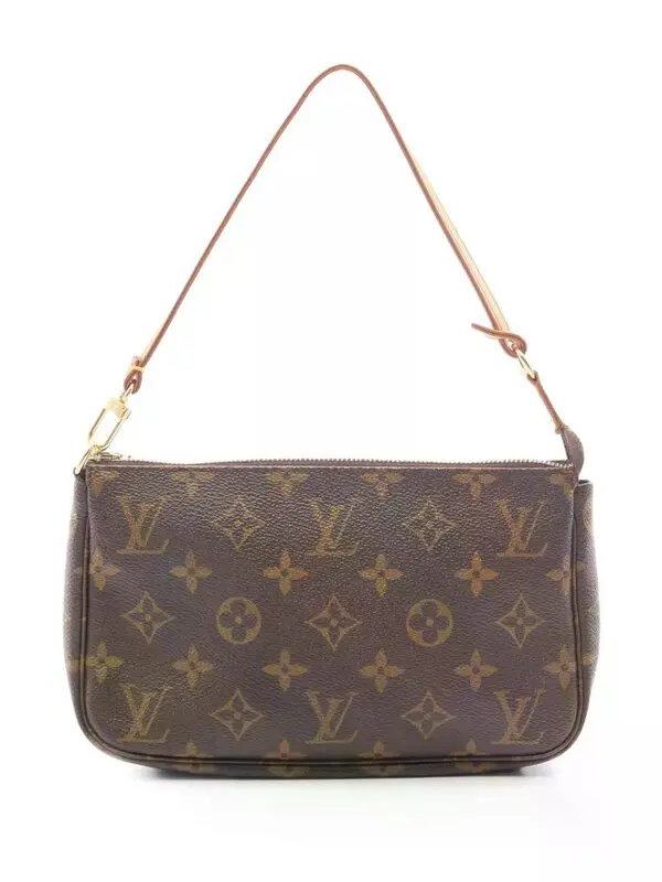 LOUIS VUITTON 2001 Monogram Pochette Accessoires Shoulder Bag