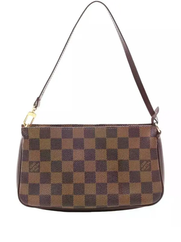 LOUIS VUITTON 2002 Damier Ebene Navona Shoulder Bag