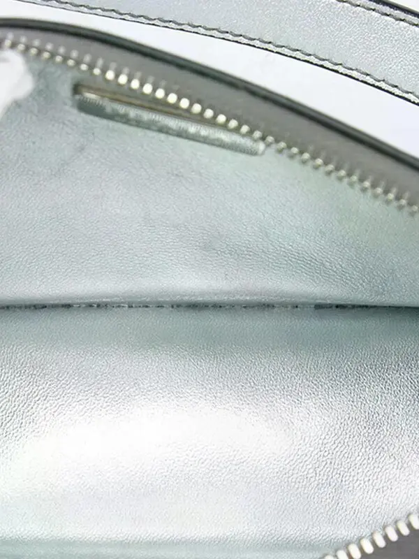 Prada Mini Metallic Spazzolato Tria Shoulder Bag