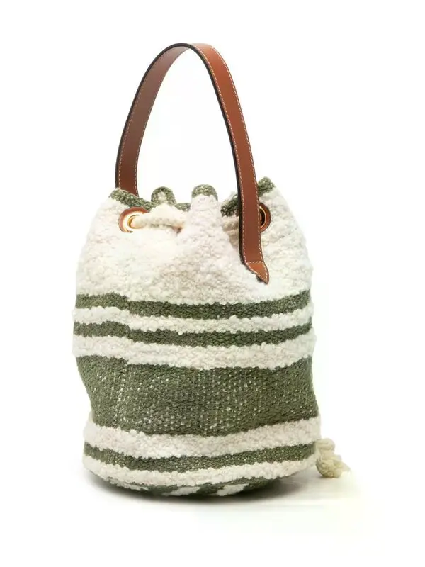 Celine Canvas Drawstring Bucket Bag