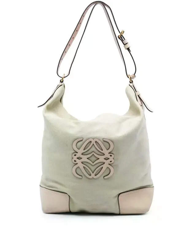 Loewe 2007 Canvas Anagram Shoulder Bag