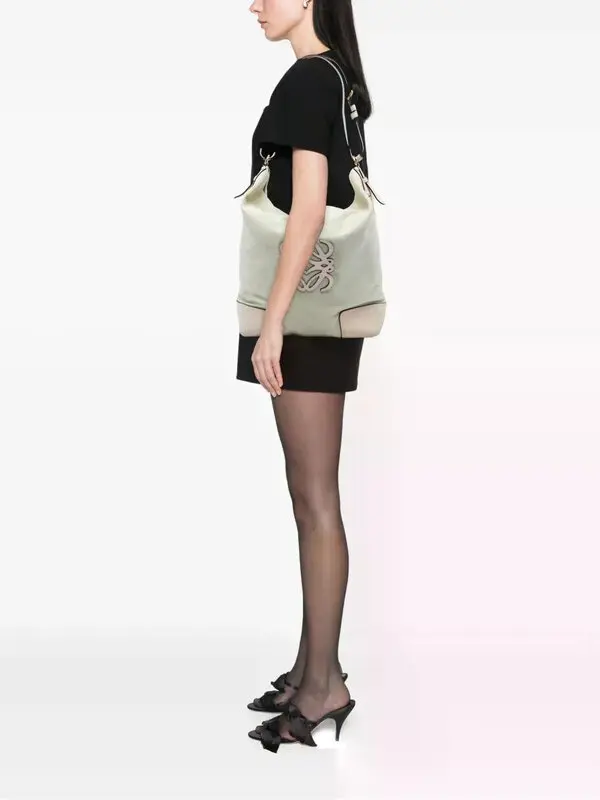 Loewe 2007 Canvas Anagram Shoulder Bag