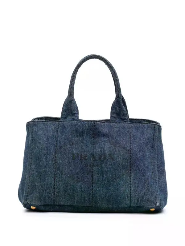 Prada Denim Tote Satchel