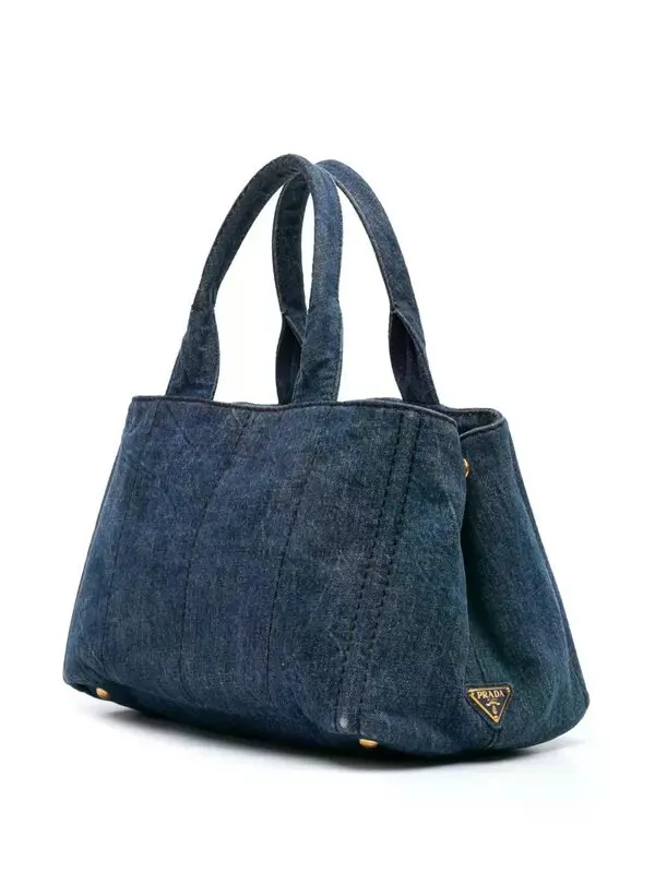 Prada Denim Tote Satchel
