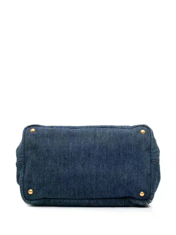 Prada Denim Tote Satchel