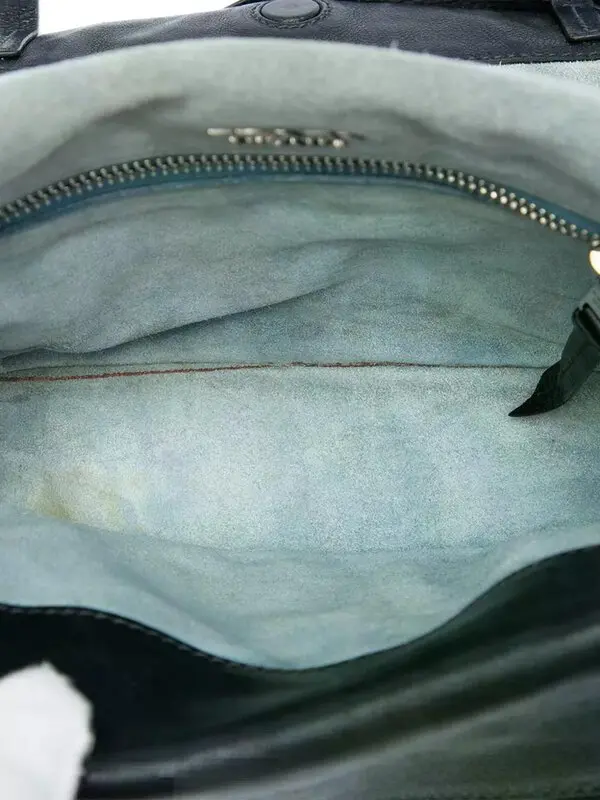 Prada Glace Calf Studded Satchel