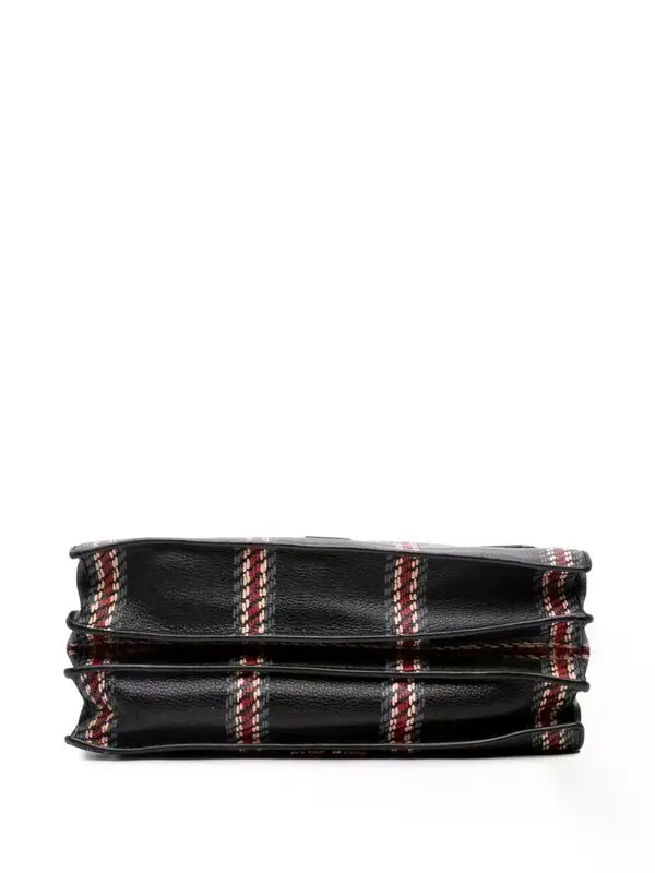 Miu Miu Printed Goatskin Madras Top Handle Bag Satchel