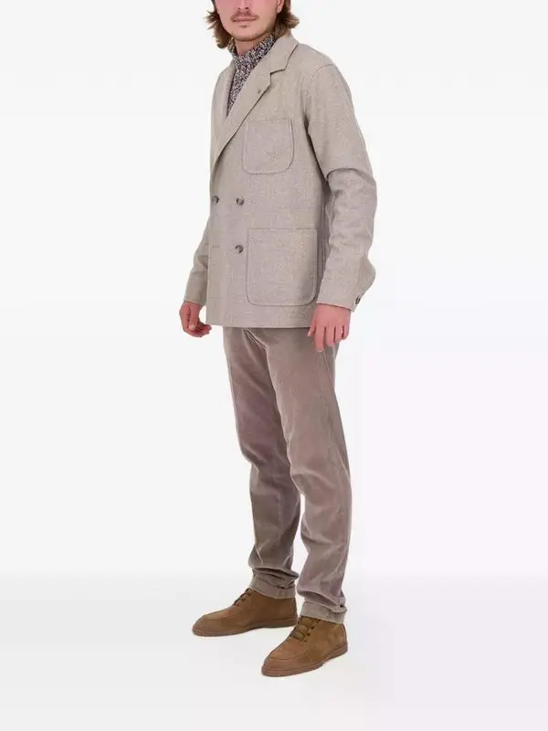 Tagliatore Double-breasted Patch-pocket Blazer
