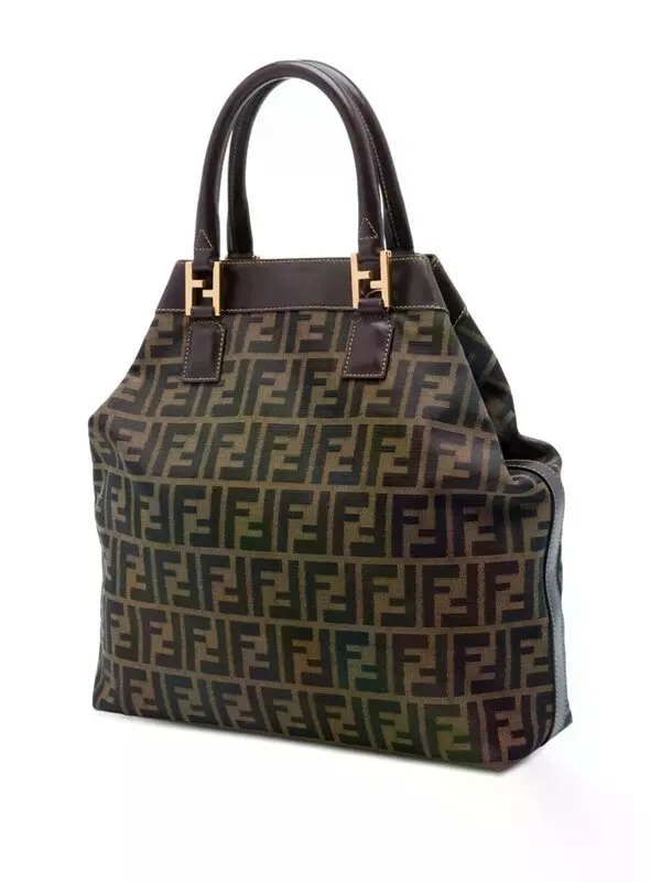 Fendi 20th Century Zucca Canvas Tote Bag