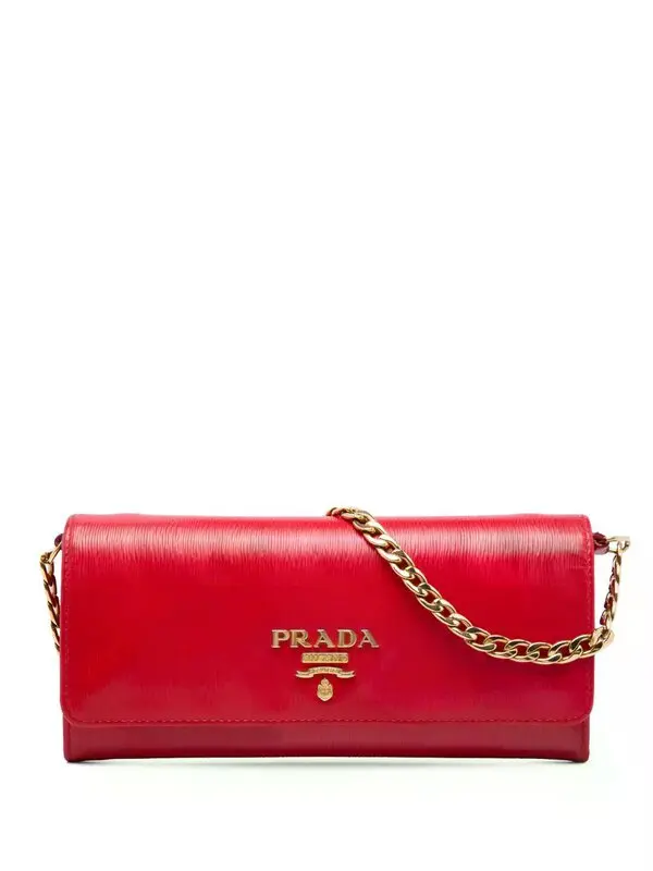 Prada Vitello Move Wallet On Chain Crossbody Bag