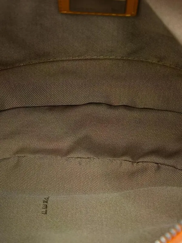Fendi Zucchino Canvas Hobo Shoulder Bag