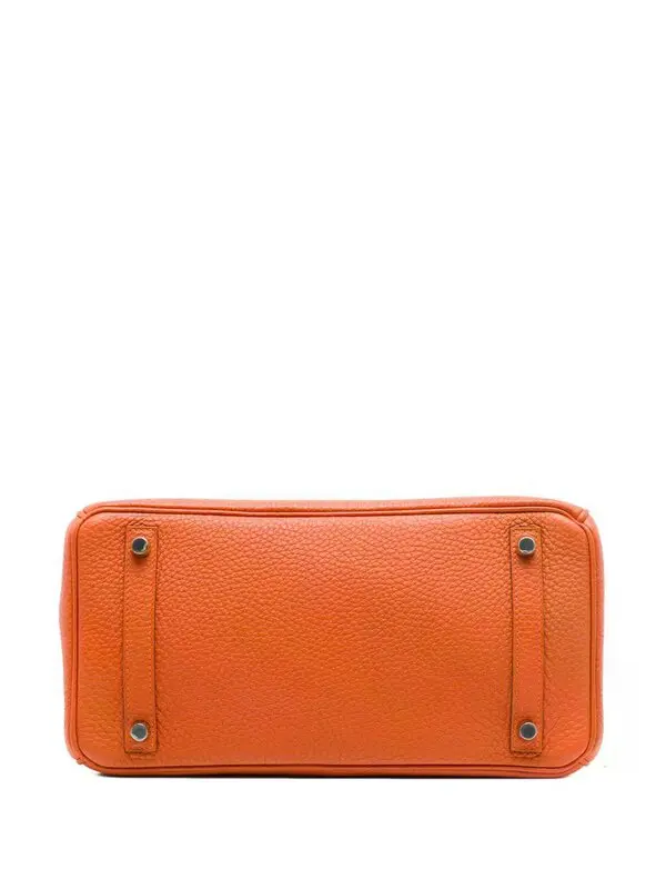 Hermès Clemence Birkin 30 Handbag - Orange