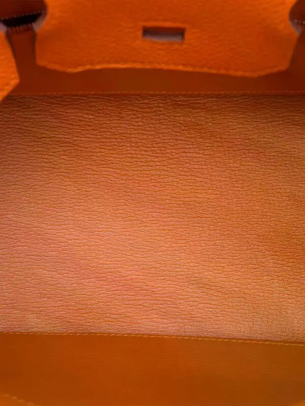 Hermès Clemence Birkin 30 Handbag - Orange