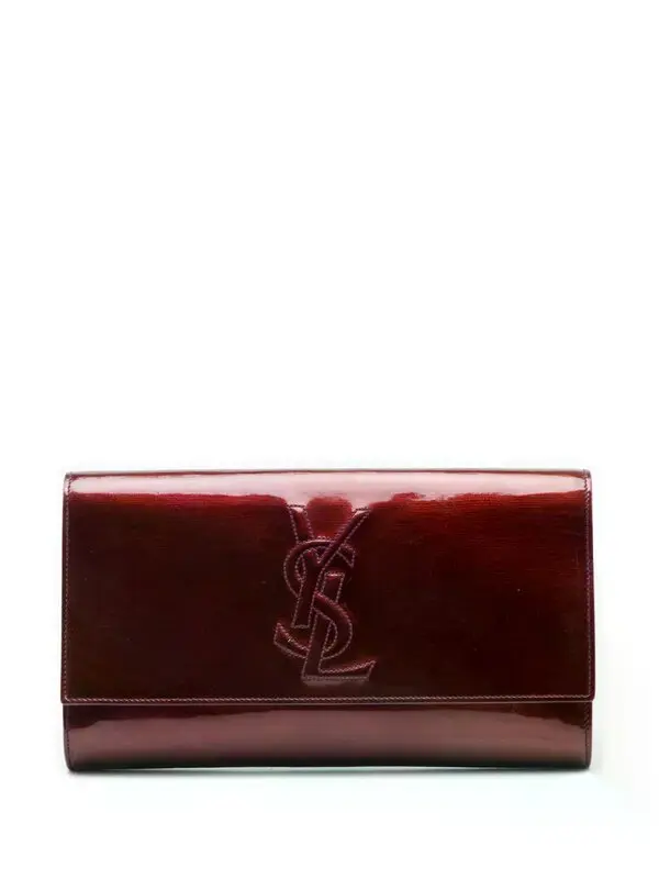 Saint Laurent Patent Leather Clutch Bag