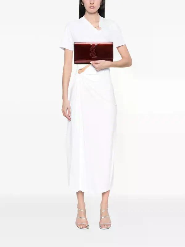 Saint Laurent Patent Leather Clutch Bag